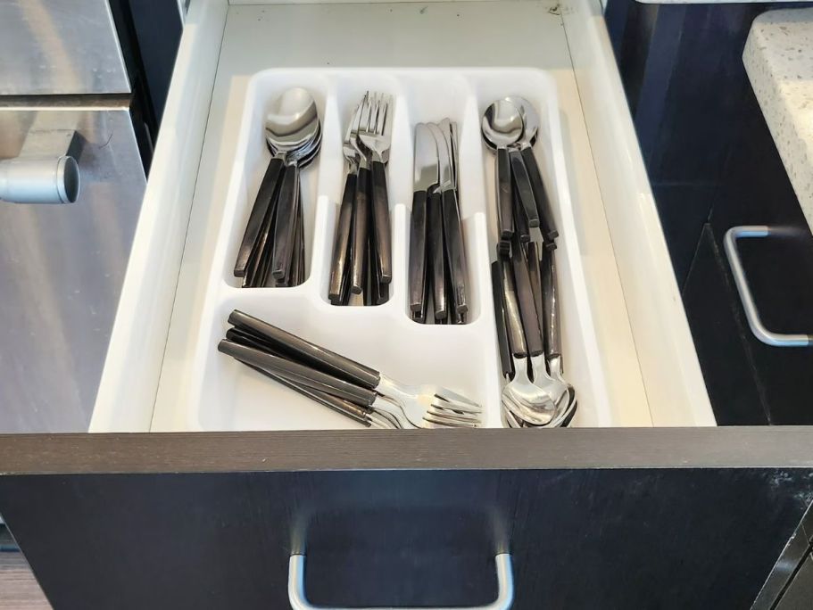 Mainstays Flatware Set w/ Storage Tray Just $10.48 on Walmart.com ...