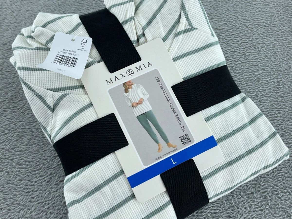 Women's Waffle Knit Lounge Set Just $21.99 Shipped on Costco.com | Hip2Save