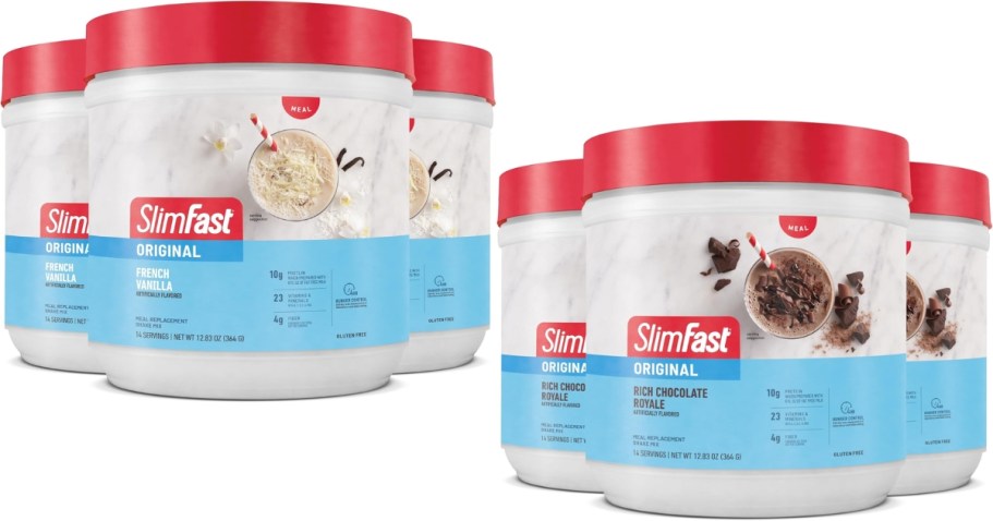 SlimFast Meal Replacement Powder 3-Pack Only $19.61 Shipped on Amazon ...