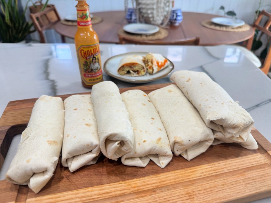 Meal Plan Your Mornings with Easy Sheet Pan Breakfast Burritos!