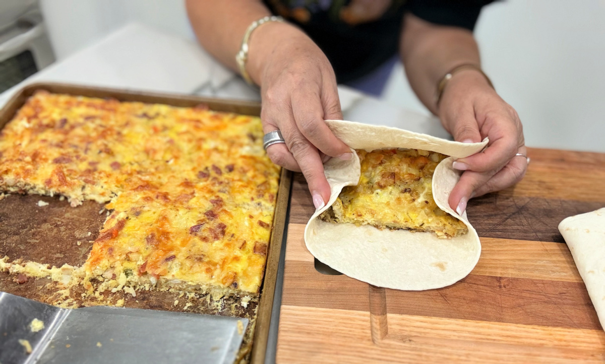Meal Plan Your Mornings with Easy Sheet Pan Breakfast Burritos!