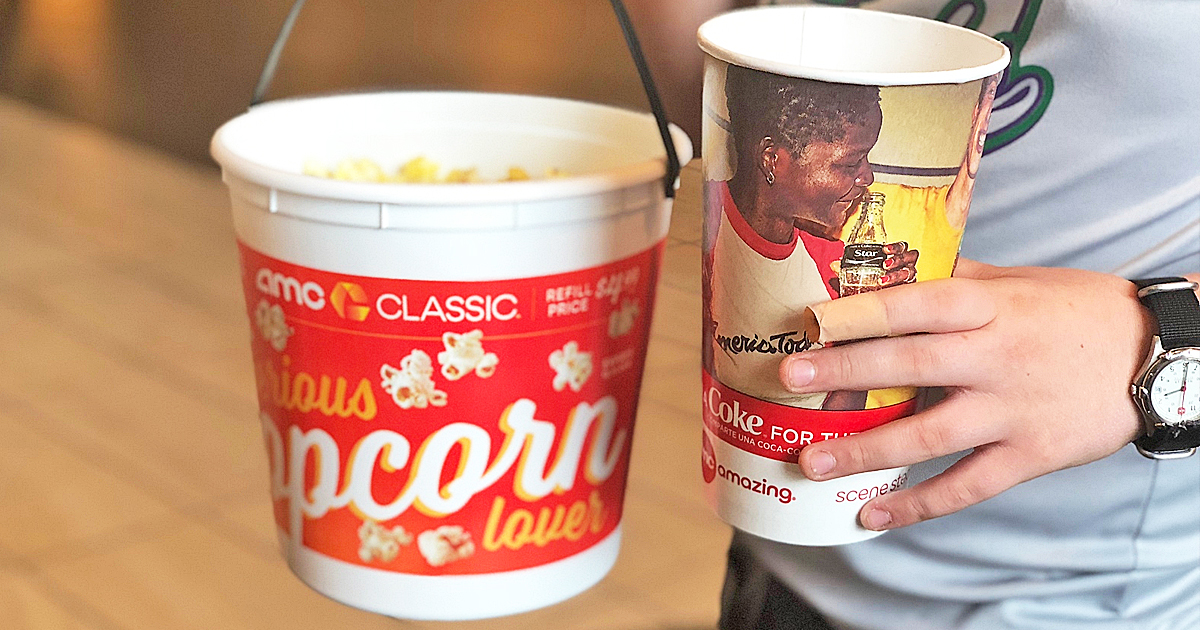 *HOT* AMC Movie Tickets + Drinks & Popcorn for Two Only $28 ($56 Value ...