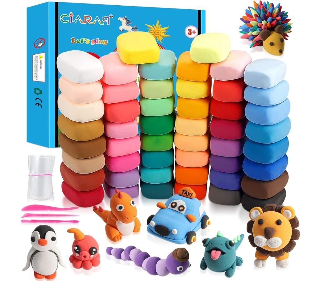 Air Dry Modeling Clay Kit w/ 50 Colors Just $8.99 on Amazon (Reg. $20 ...