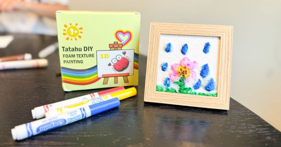 Magic Foam Texture Painting Craft Kit Just $12.99 on Amazon (Makes ...