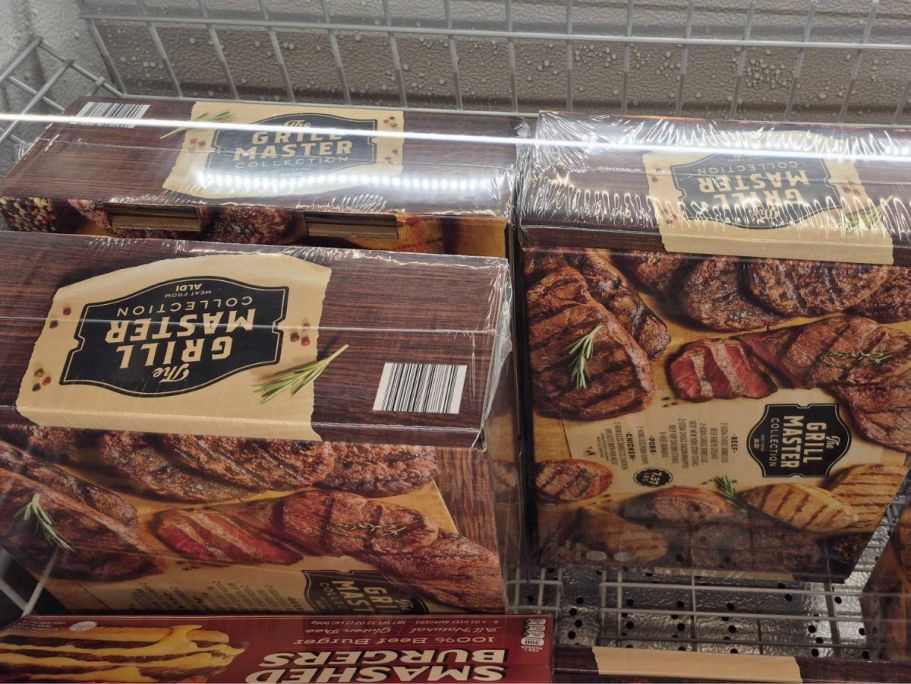 ALDI Grill Master Meat Box Only $64.99 – Over 7lbs of Steak, Burgers ...