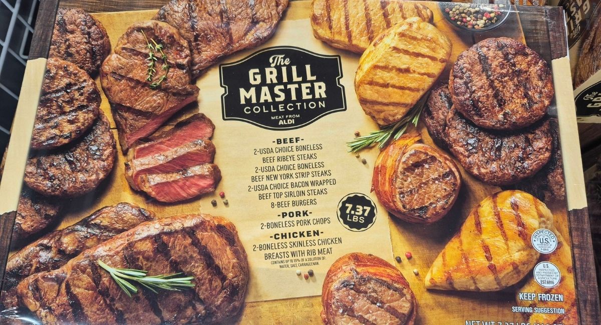 ALDI Grill Master Meat Box Only $64.99 – Over 7lbs of Steak, Burgers ...