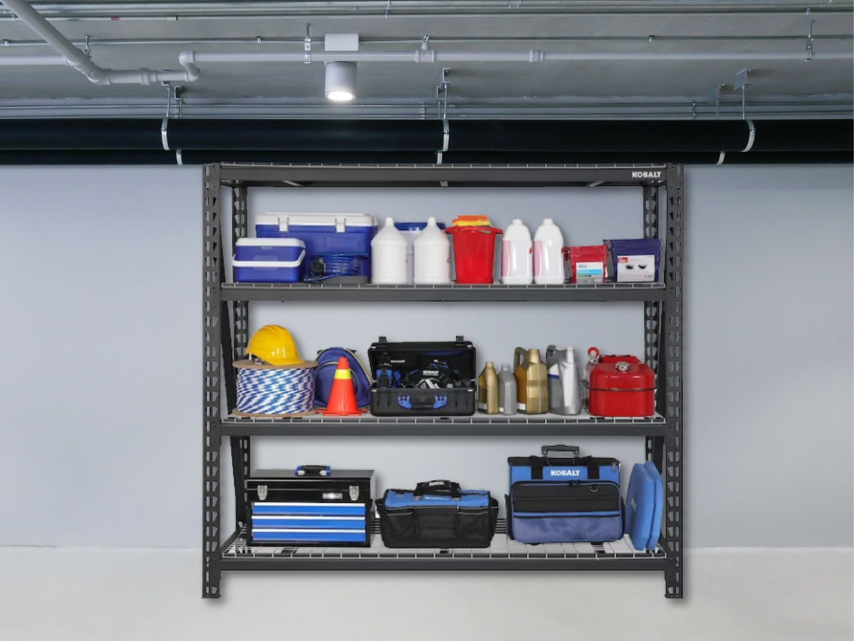 Kobalt Heavy Duty 6-Foot Steel Shelving Unit Only $199.99 on Lowes.com ...