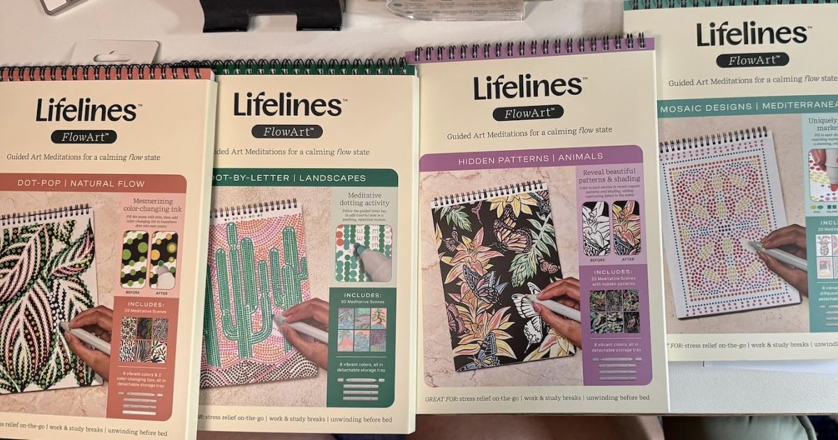 Lifelines FlowArt Activity Pad 2‑Pack Only $23.99 Shipped for Prime ...