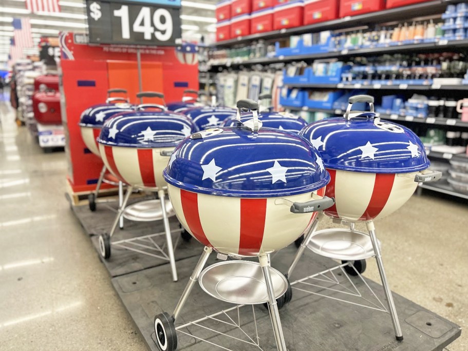 Patriotic Weber Charcoal Grill Just $149 Shipped on Walmart.com | Hip2Save