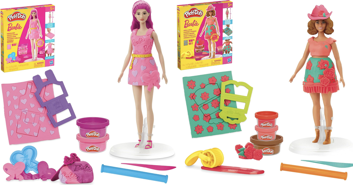 Play-Doh Barbie Designer Doll Set Only $5.89 on Amazon (Reg. $20 ...