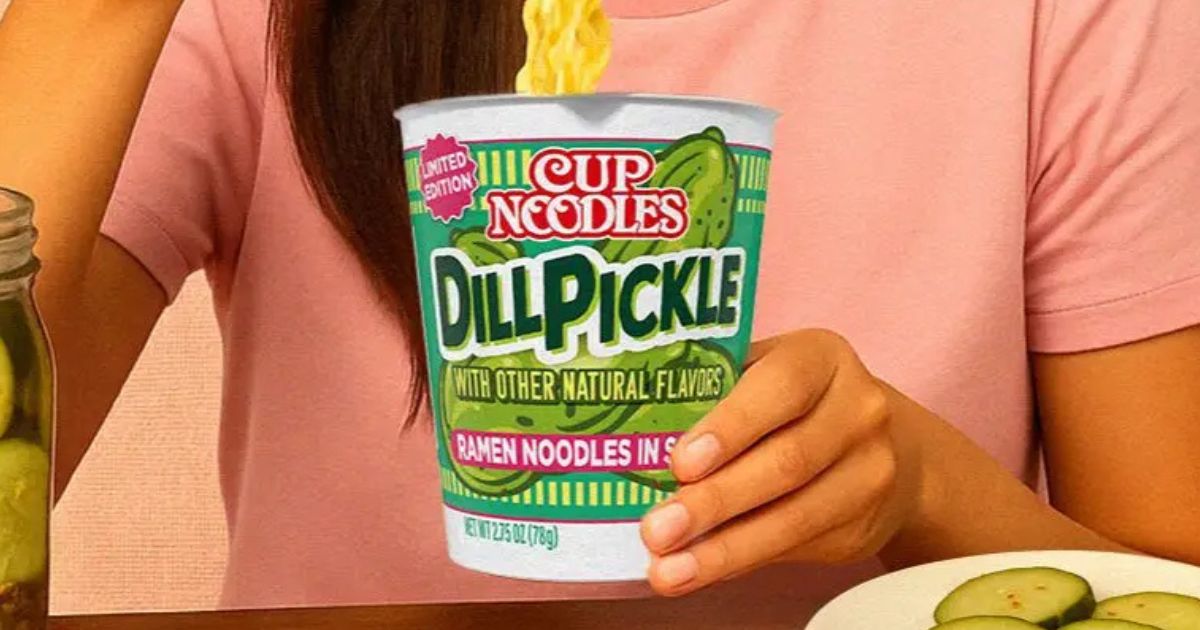 Pickle Lovers, This One's for You: Nissin Dill Pickle Cup Noodles ...
