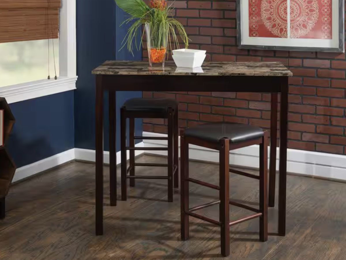 Up to 50% Off Home Depot Dining Furniture | 5-Piece Dining Table w ...