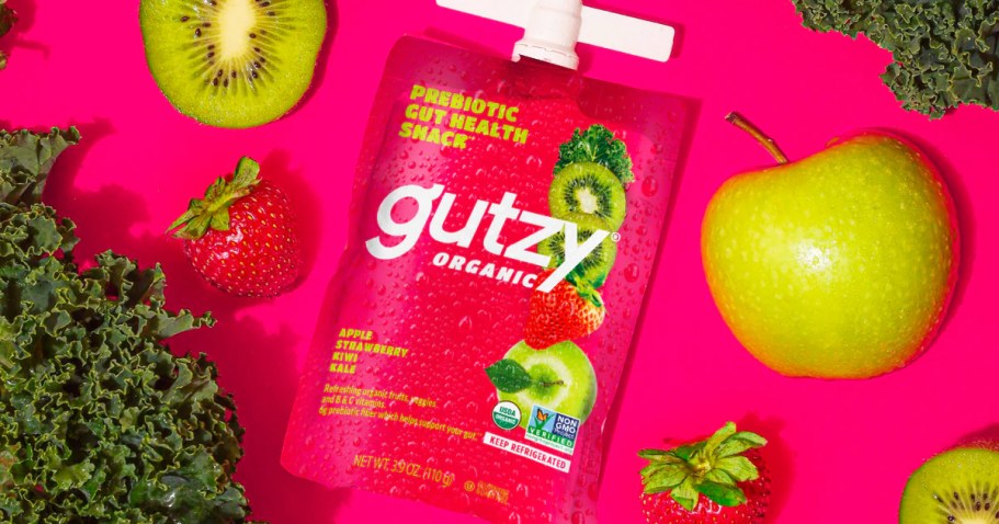 FREE Gutzy Organic Fruit & Veggie Pouches 4-Pack After Walmart Cash ...