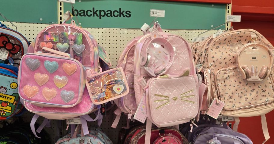 NEW Target Backpack Sets Just $19.99 - Includes Lunchbox, Pencil Case ...
