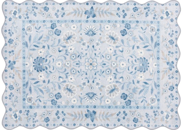 We Love These UNDER $36 Shipped Walmart Scalloped Area Rugs | Hip2Save
