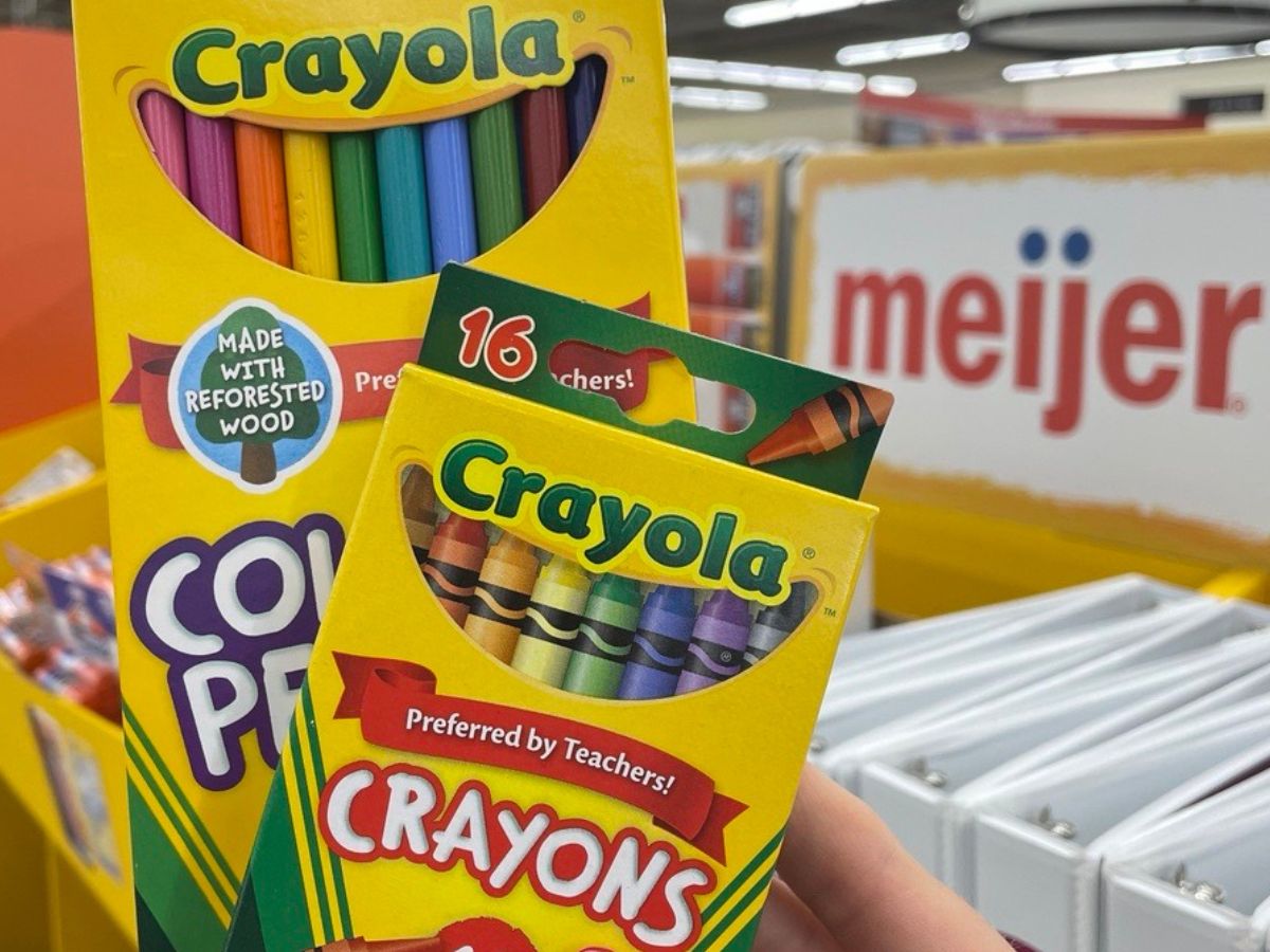 Meijer School Supplies Start at Just 25¢ | Crayons, Folders, Glue ...