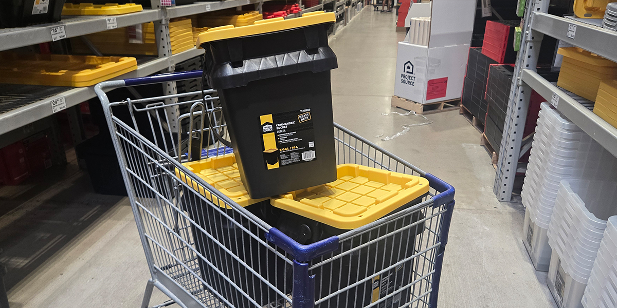 Lowe's 20-Gallon Rolling Storage Tote Only $19.47 (Reg. $30) + More ...