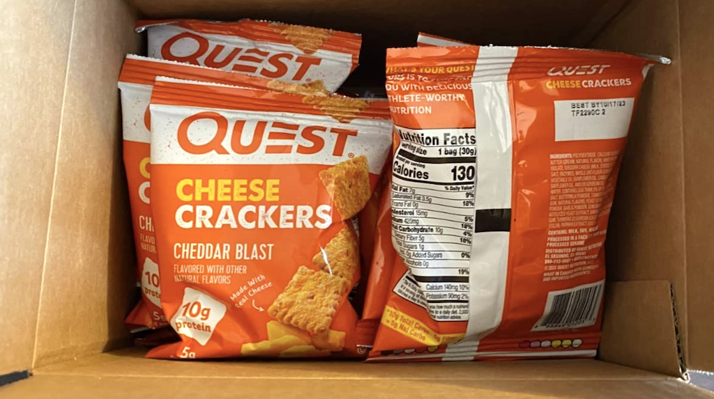 Stack Savings on Quest Cheddar Crackers on Amazon (Collin Loves These ...