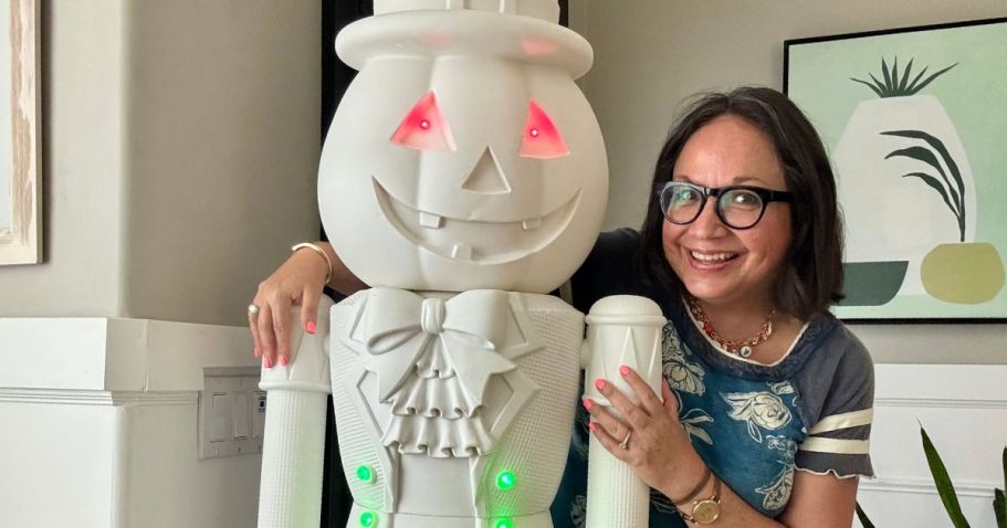 This Huge Pumpkin Nutcracker Blow Mold Won't Last Long! | Hip2Save