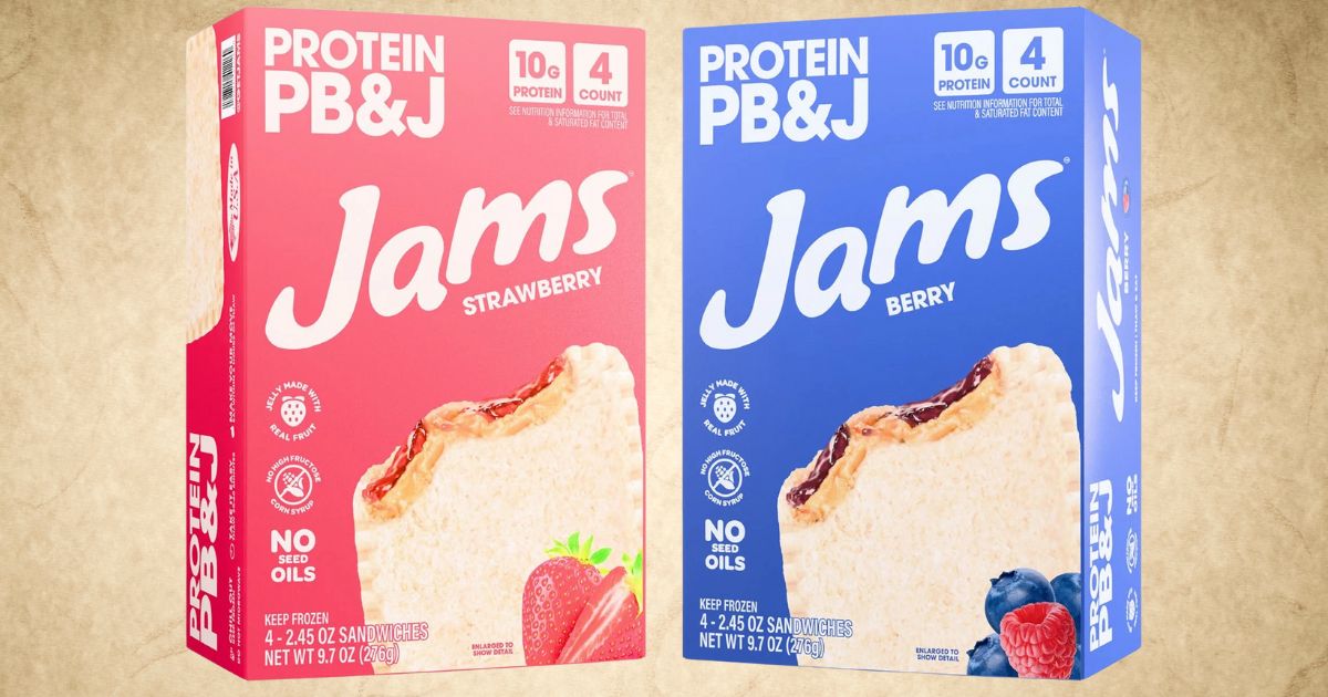 New Jams Protein Peanut Butter & Jelly Sandwiches at Walmart | Hip2Save
