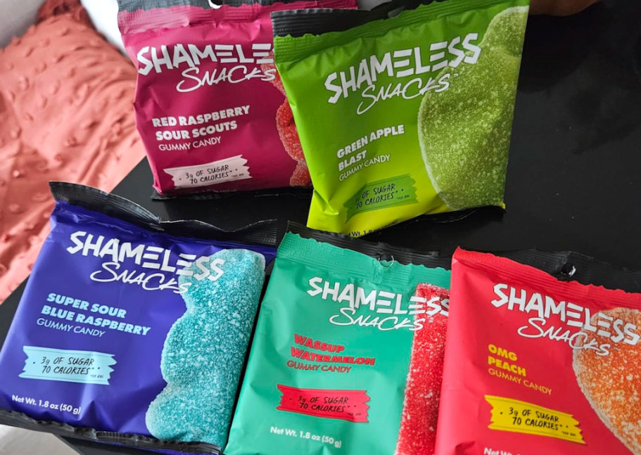 Shameless Low Sugar Gummy Snacks 6-Count Variety Pack Just $16 Shipped ...