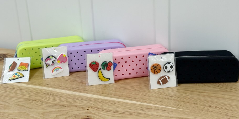 New Silicone Pencil Pouches w/ Charms Just $4.99 on Target.com | Hip2Save