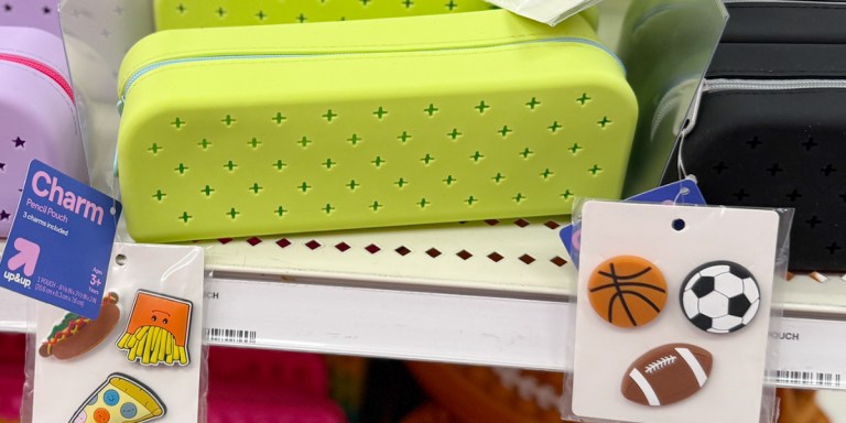 New Silicone Pencil Pouches w/ Charms Just $4.99 on Target.com | Hip2Save