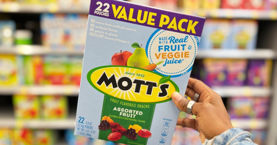 Mott’s Fruit Snacks 22-Count Box Just $3 Shipped on Amazon | Hip2Save