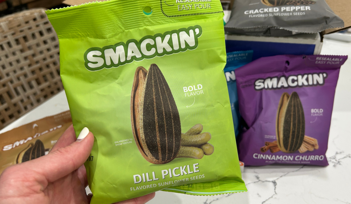 TikTok-Famous SMACKIN’ Jumbo Sunflower Seeds 12-Bag Variety Pack Just ...