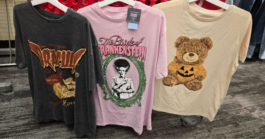 NEW Target Women's Halloween & Fall Graphic Tees from $15 | Hip2Save