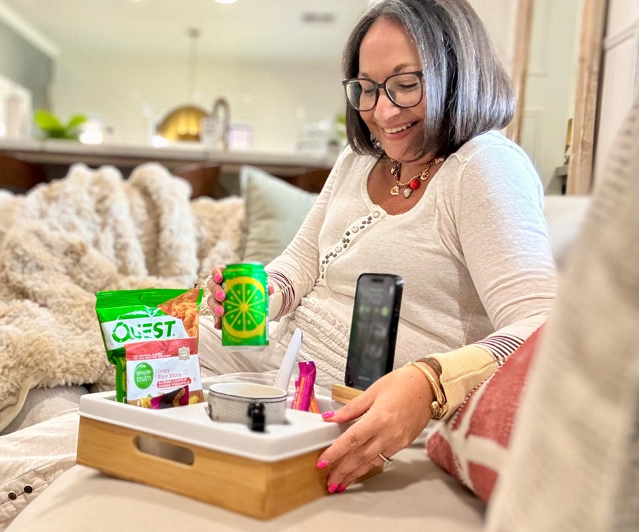 This Genius Couch Caddy Is Just $14.99 on Amazon & Perfect for Movie ...