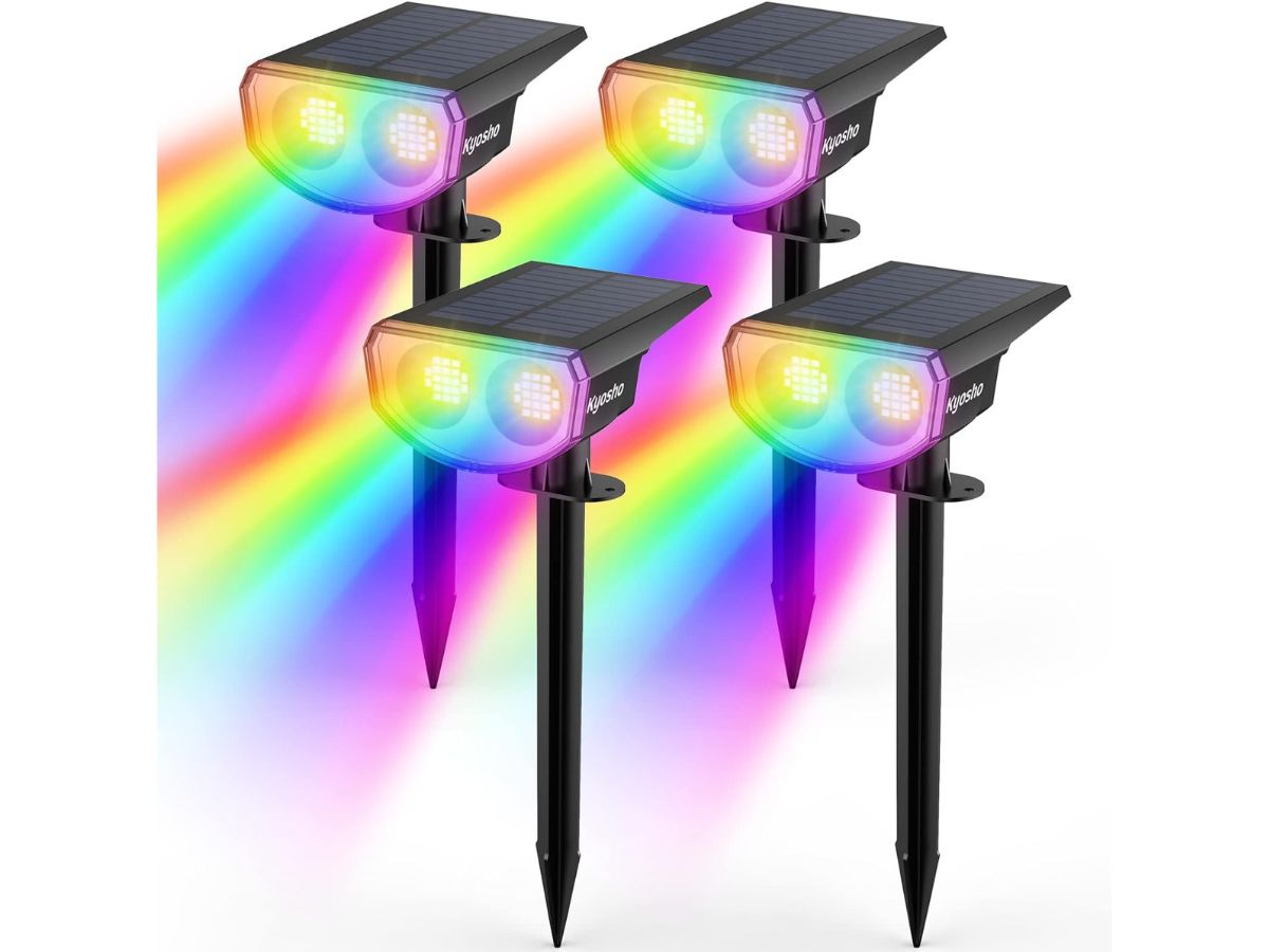 Brighten Your Yard: Over 50% Off Color-Changing Outdoor Lights on ...
