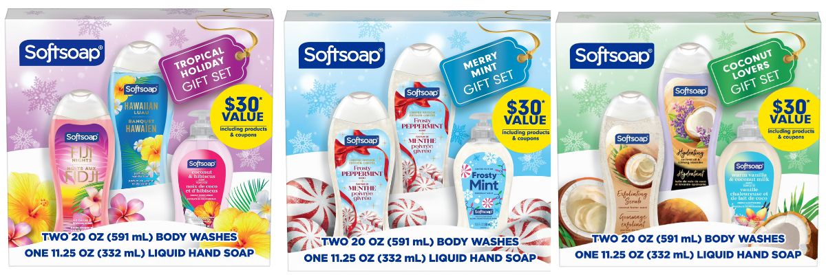 Limited-Edition Softsoap Holiday Gift Sets Just $8 After Walmart Cash ...