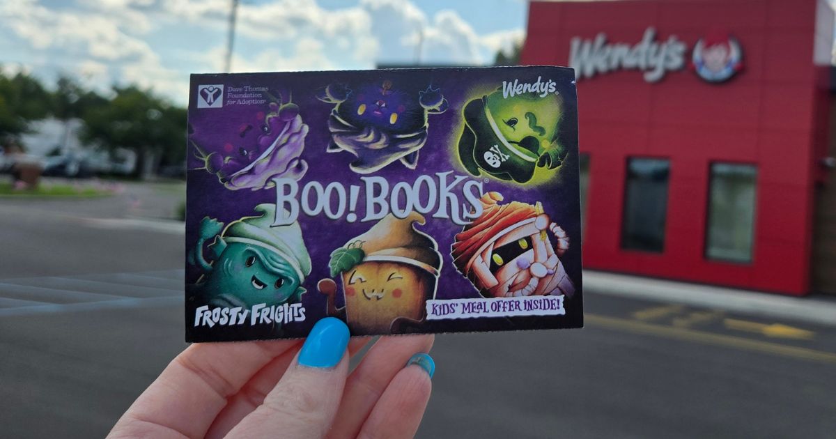 Wendy’s $1 Halloween Boo Books Are Back = 5 Free Jr. Frosty Coupons ...
