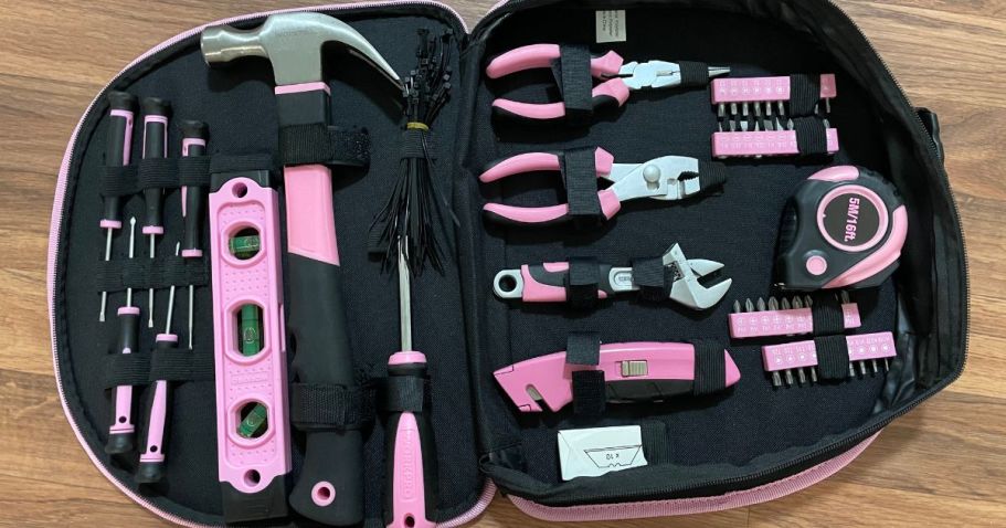 Workpro 236-Piece Pink Tool Set Only $24.99 Shipped (Reg. $47) | Hip2Save