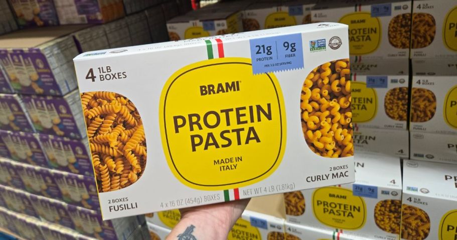 Brami Protein Pasta 4-Pack Only $10.79 at Costco | Hip2Save