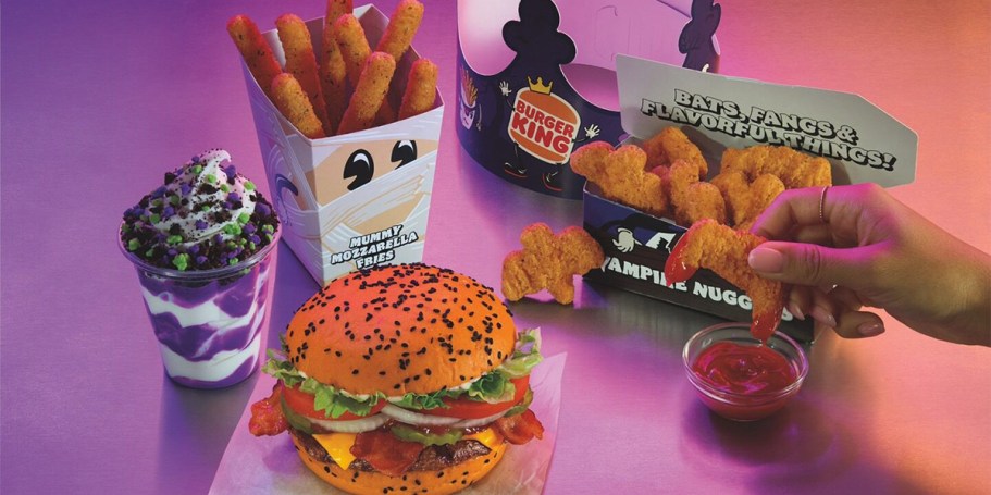 NEW Burger King Monster Menu Items (Whopper, Chicken Nuggets & Fries ...