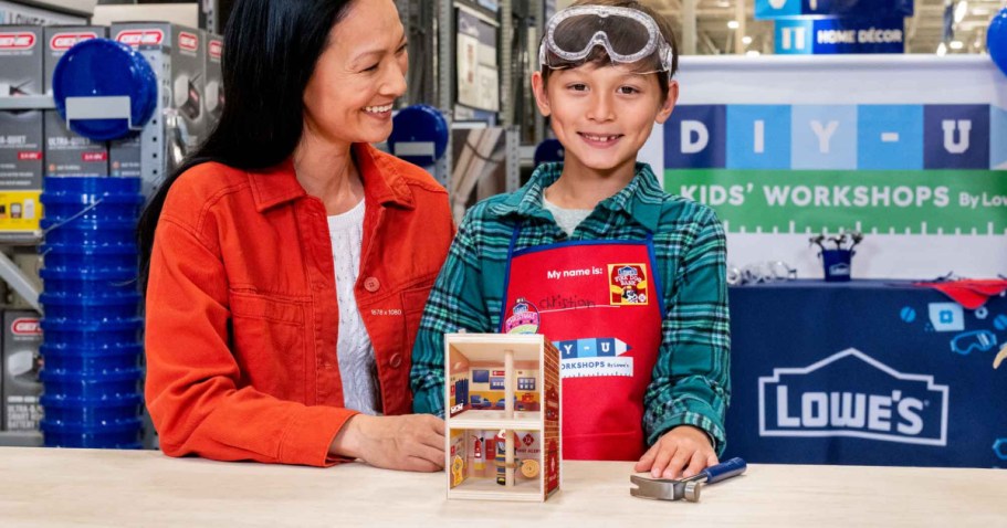 FREE Lowe's Kids Workshop - Sign Up For Upcoming Events Now!