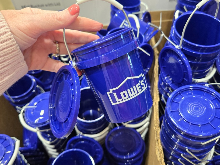 Viral Lowe's Mini Bucket Only $1.98 (Now Food-Safe & w/ Lids!) | Hip2Save