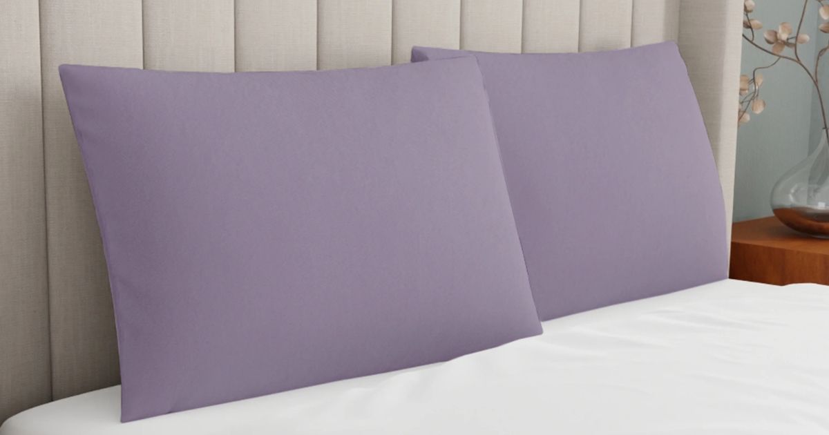 Mainstays Memory Foam Bed Pillow 2-Pack w/ Cases Only $16 on Walmart ...