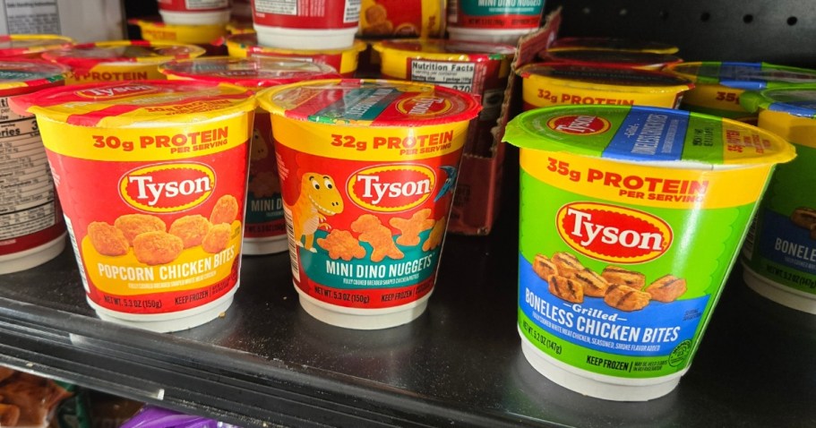 Tyson Mini Dino Nugget Chicken Cups Available at Sam's Club - Packed ...