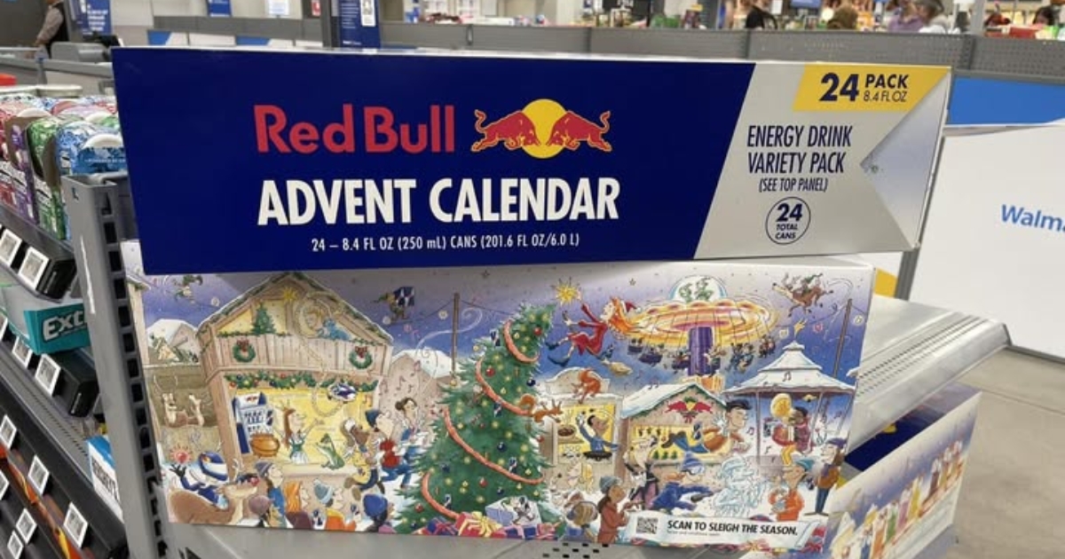 NEW Red Bull Advent Calendar Available on Walmart.com (Will Sell Out ...