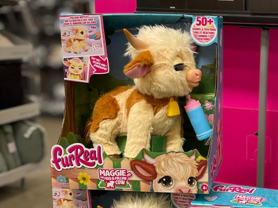 FurReal Maggie Highland Cow Plush Only $33.74 on Target.com - Lowest Price Ever! | Hip2Save
