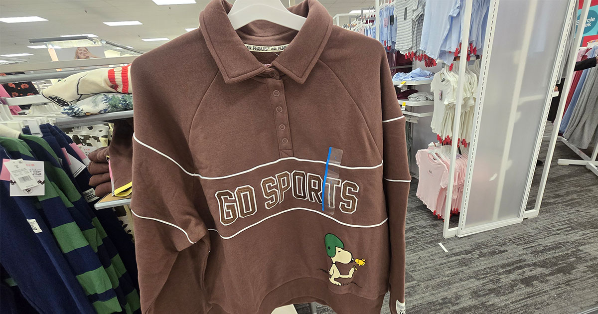 NEW Peanuts 75th Anniversary Collection at Target | Snoopy Sweatshirt ...