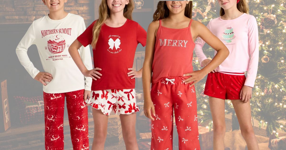 Target Kids Christmas 2-Piece Pajama Sets JUST $6 - Today Only! | Hip2Save
