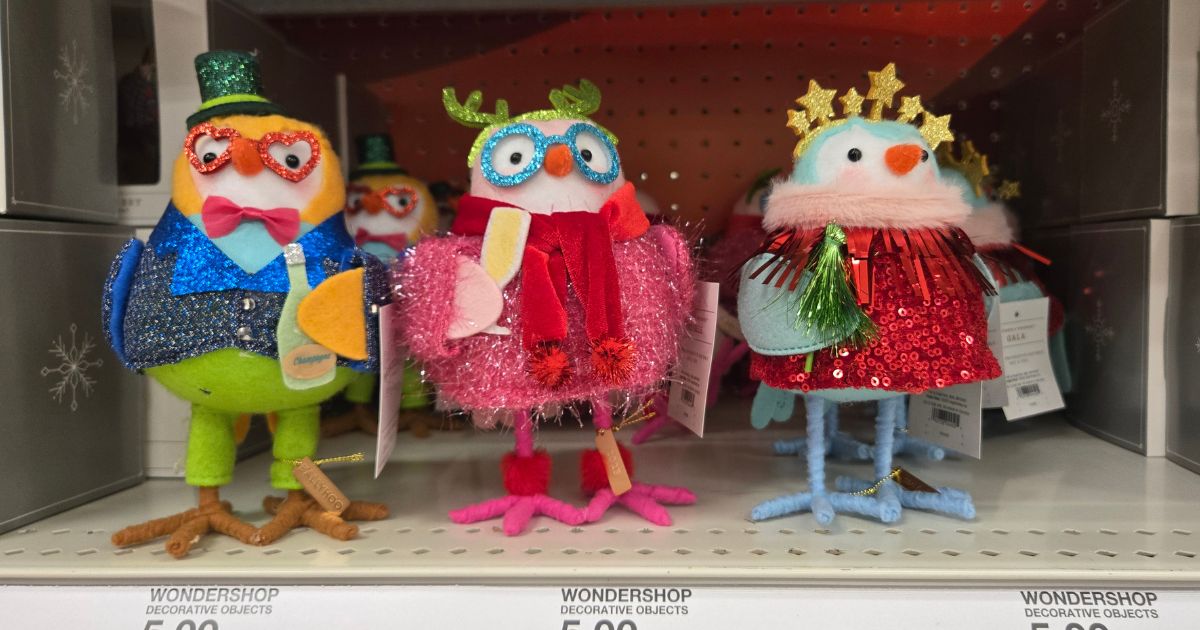 Last Day to Score Target Christmas Birds for Only $3! | Hip2Save