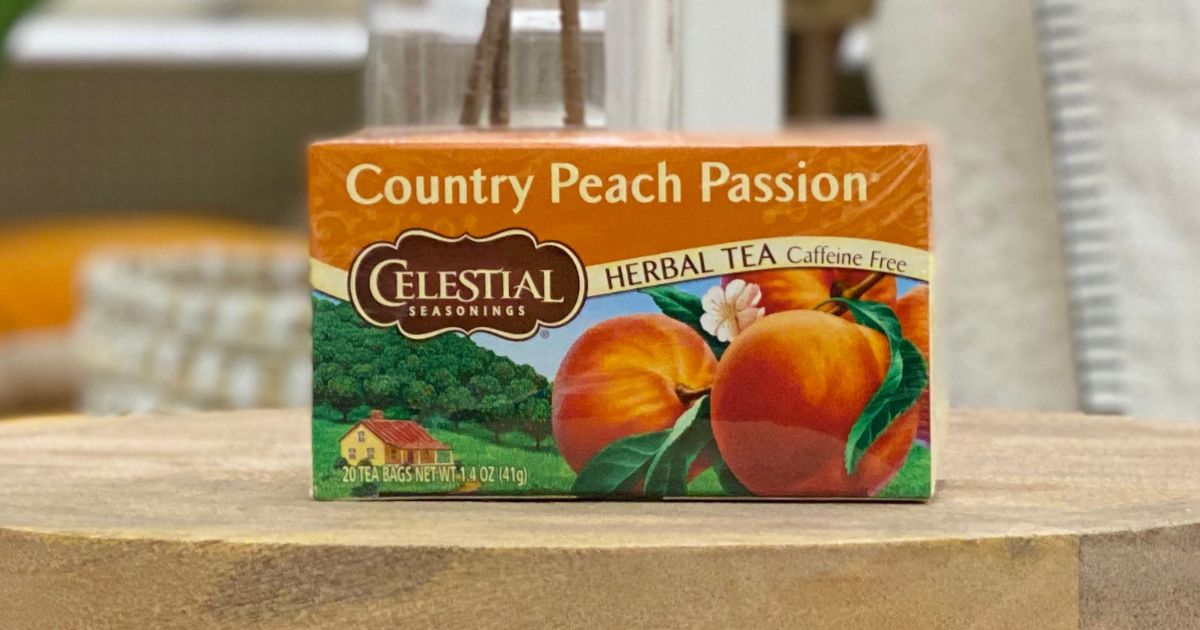Celestial Seasonings Country Peach Passion Tea 20-Count Only $2 Shipped ...