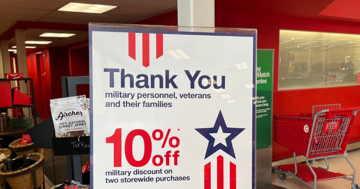 10% Off Target Military Discount Offer - Thank You for Your Service!