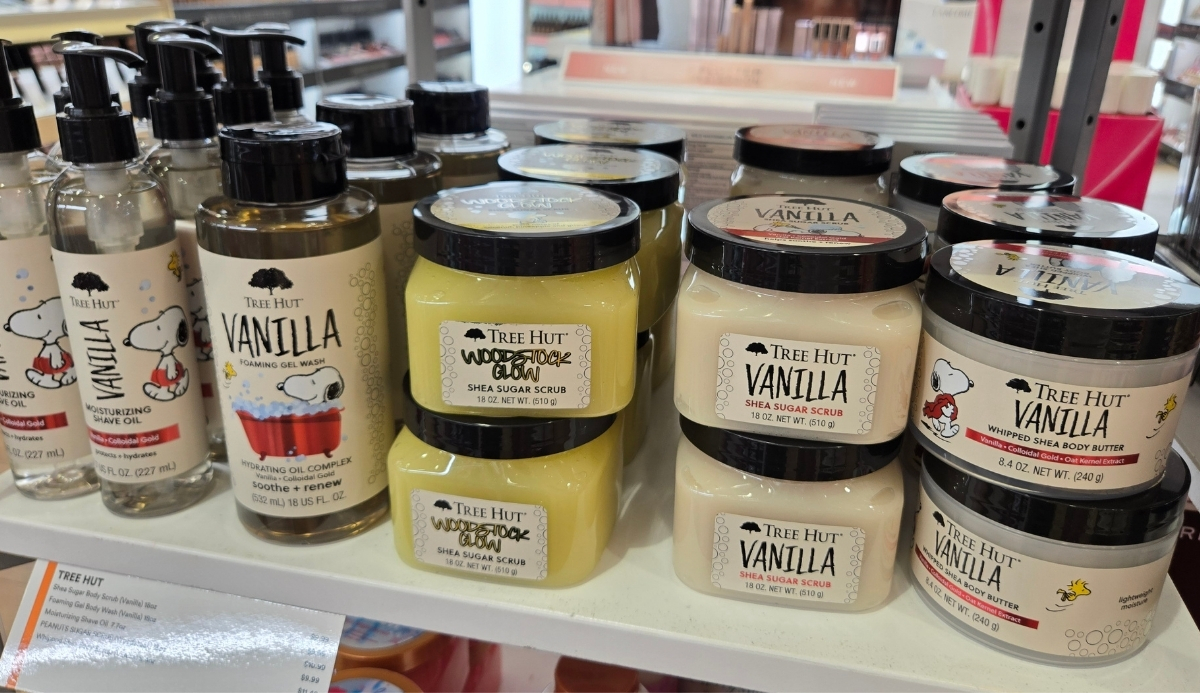 New Tree Hut x Peanuts Collab at Ulta | Scoop Up Scrubs, Shave Oil ...