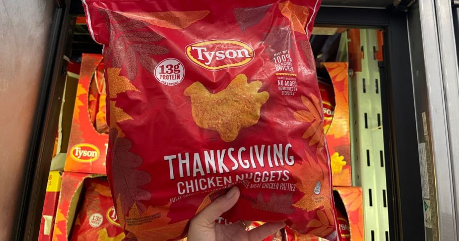 Tyson Turkey-Shaped Thanksgiving Chicken Nuggets Only $9.97 at Sam's ...
